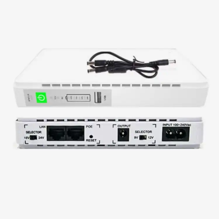 Router Backup Upto 8 Hours Mini Portable Modem Router UPS Poe Dc Wifi ...