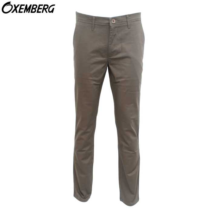 Oxemberg Grey Color Soft Cotton Formal Pants For Men | Daraz.com.np