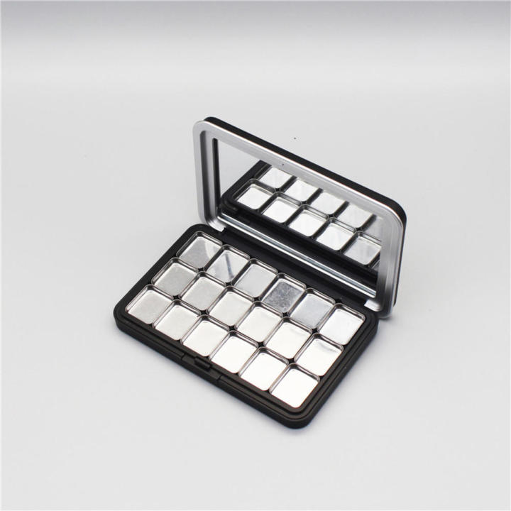 The dispensing tray is iron Refillable eyeshadow tray Organized Box 110 ...