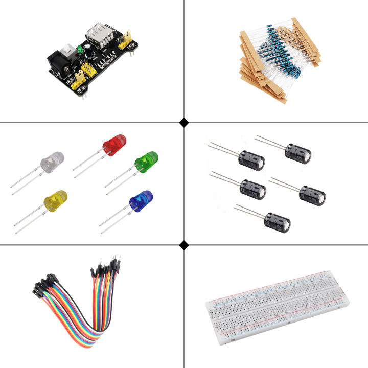 Electronics fun Kit Power Supply Module, Jumper Wire, Precision ...