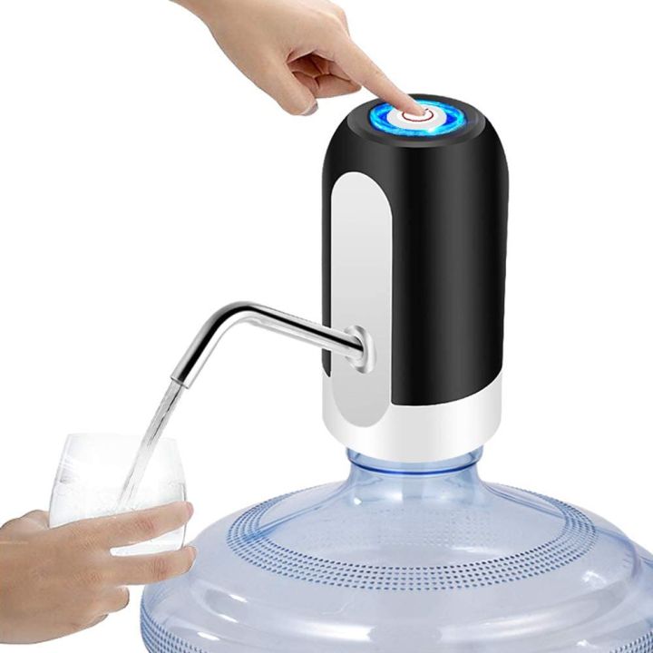 Jar Water Pump With Light Indicator Electric Rechargeable Automatic ...