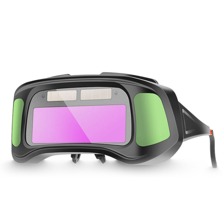 JAERBEE Automatic Dimming Welding Goggles Large View Auto Darkening ...