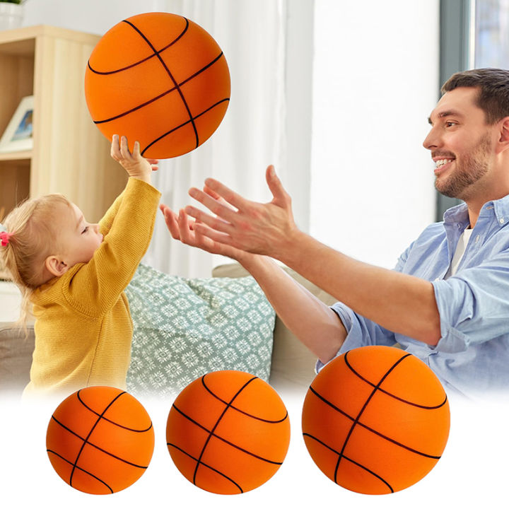 7/8.3/9.4IN Bouncing Mute Ball Indoor Silent Basketball Foam Basketball ...