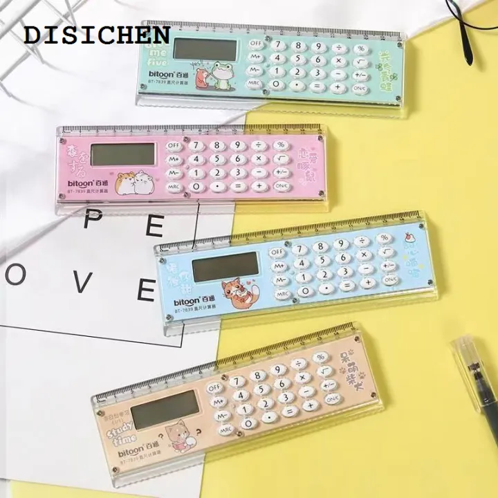 DISICHEN Fifty percent discount Cute Cartoon Ruler Calculator ...