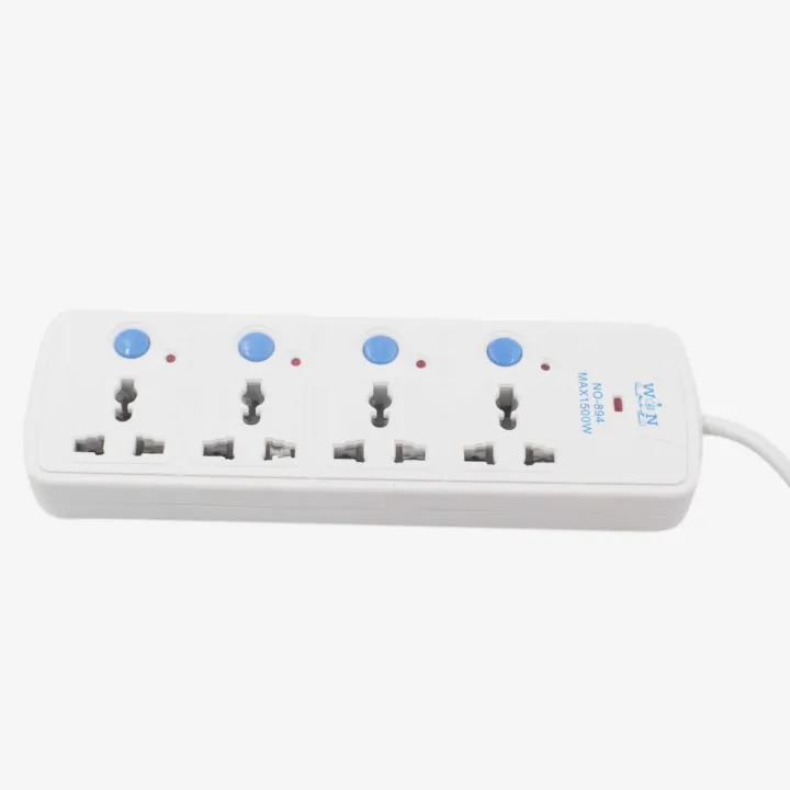 White Color 4 Port Multiplug | Daraz.com.np