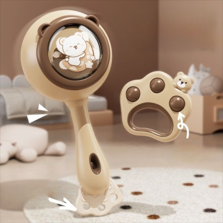 Multi-functional Bear Montessori Music Instruments Toy Early Visual ...