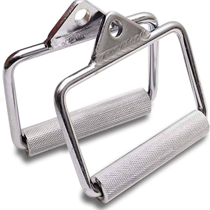 D-Handle Cable Attachments for Lat Pulldown & Rowing – Rotating Grip ...
