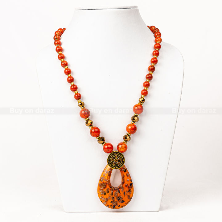 Saru Handicraft Long Crystal Jewelry | Daraz.com.np