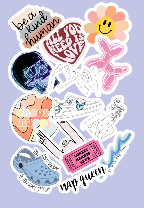 Sticker Pack | Tumblr Waterproof Sticker Set- 14 pcs | Sticker Pack ...