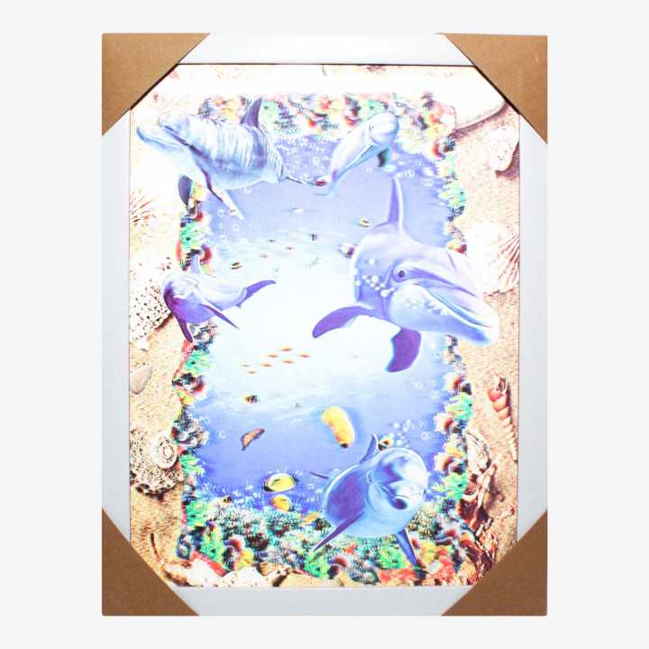 Dolphin 3D Wall Photo Frame | Daraz.com.np