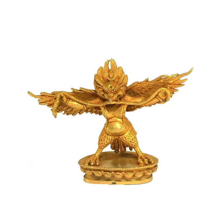 Nepali Small Statue of Garuda, Full Gold Plated | Daraz.com.np