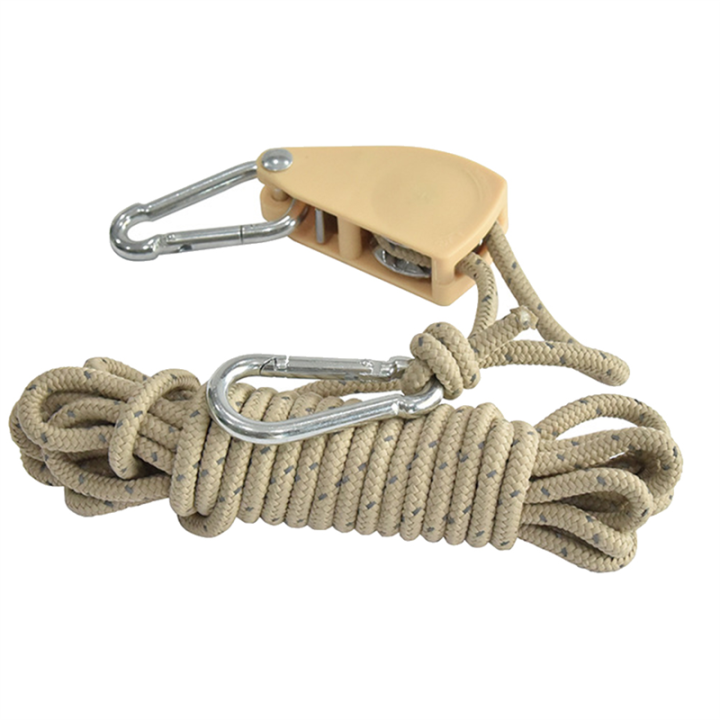 1Piece Lifting Pulley Hook Camping Stop Buckles for Tent Fan Lamp ...