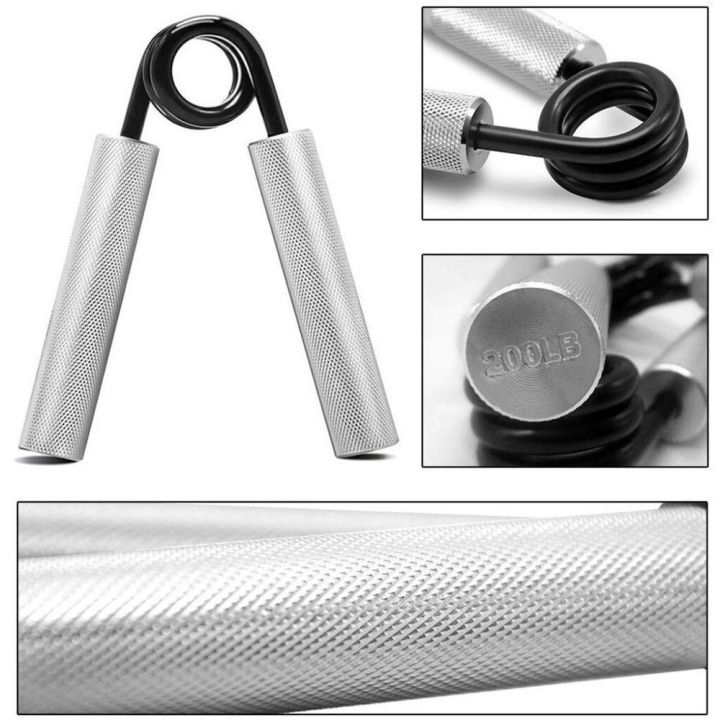 Muscle Training Steel Grip Strength Trainer 100-300LBS Non-Slip Hand ...