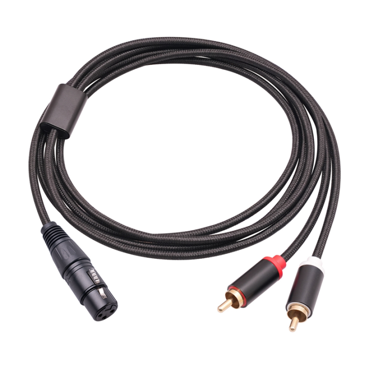 3 Pin XLR Female to Dual Male Y Splitter Cable,Mixer Amplifier Audio ...