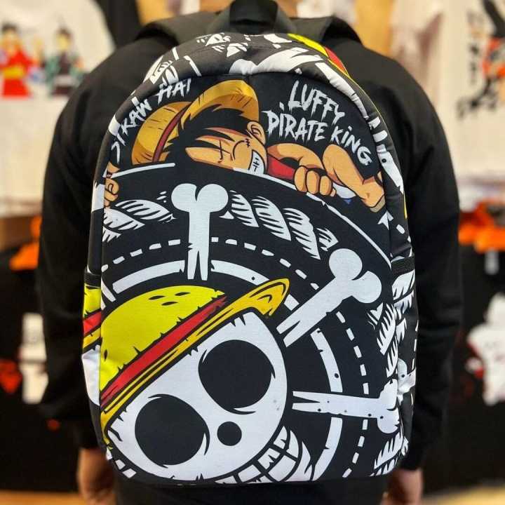 Anime Bags / Luffy / One Piece / Backpacks For School / Unisex | Daraz ...