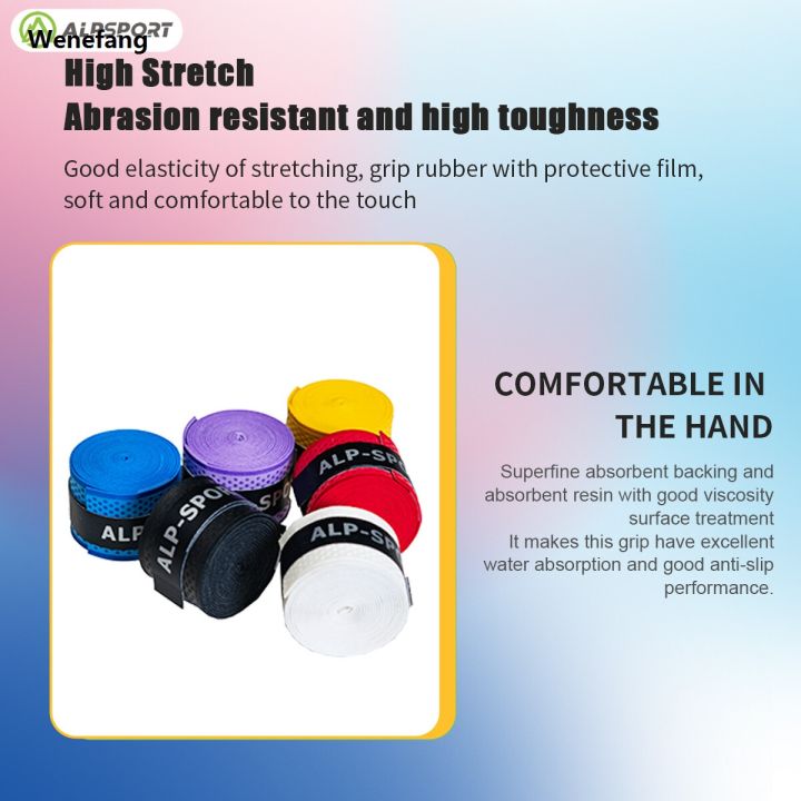 Wenefang Alpsport Xksj 7 Colors Badminton Overgrip For Racket Grip ...