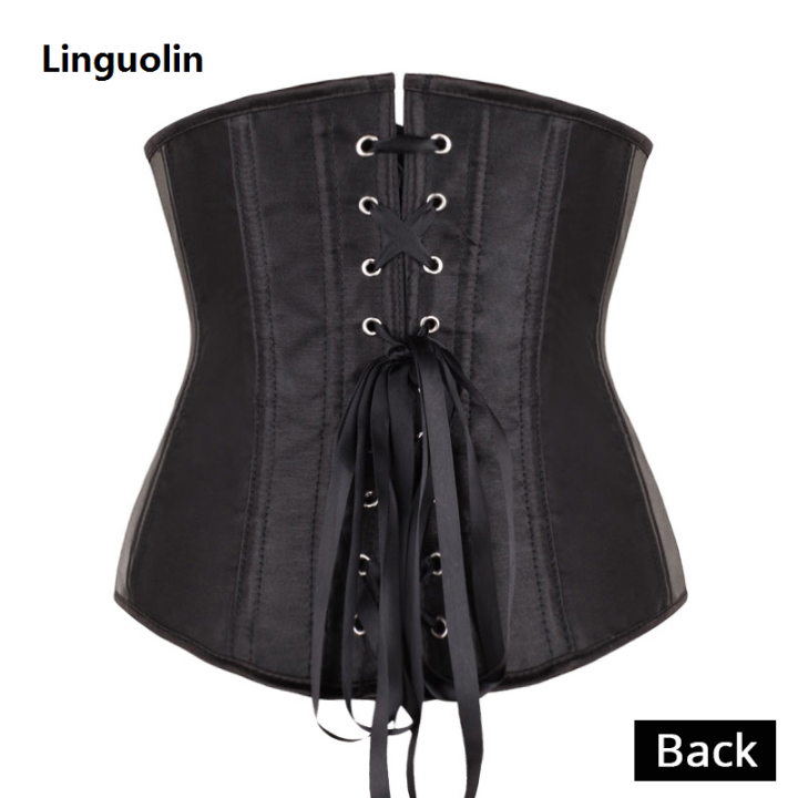 Linguolin Underbust Corset Waist Slimming Corset Bustiers Body Shaper ...