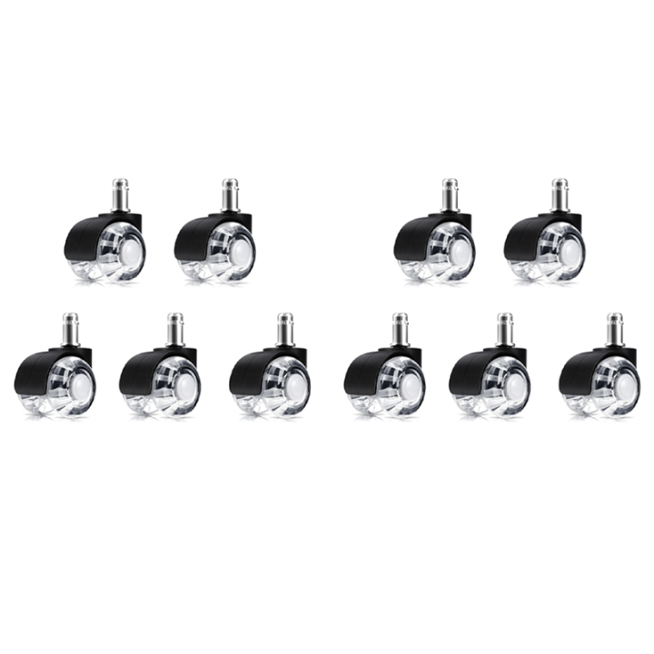 Cluellp-Office Chair Wheels Set of 10,Wheels for Office Chairs,360 ...