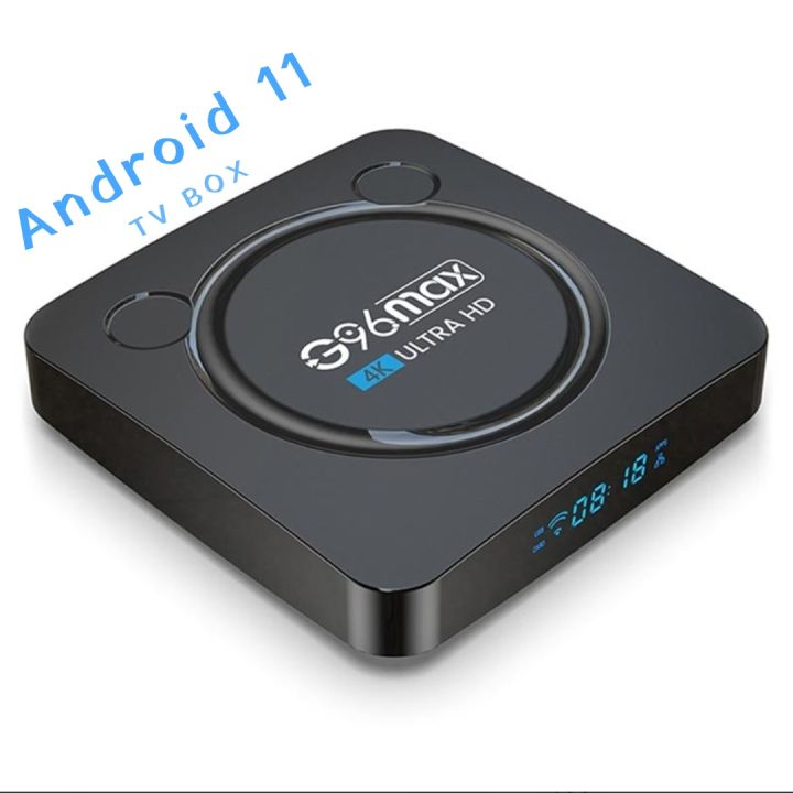 G96 Max Smart TV Box 4K Dual Wifi Band Media Player S905W2 Chip TV Set ...