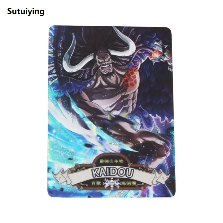 Sutuiying 50-100Pcs One Piece Card English Version Holographic SSR ...