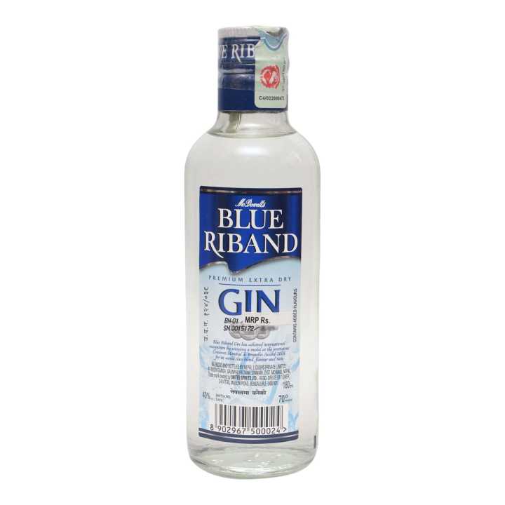 Blue Riband Premium Extra Dry Gin 180ml | Daraz.com.np