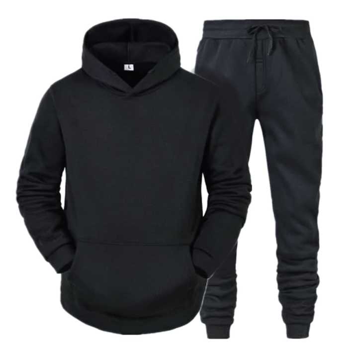 Men's Combo Black Hoodie And Black Joggers Set | Daraz.com.np