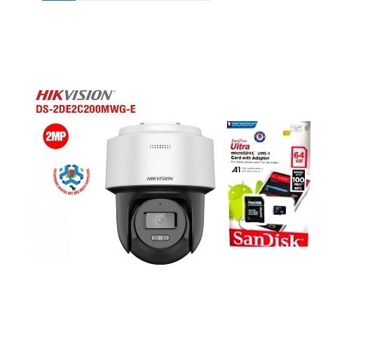 Hikvision 2 MP Outdoor Smart Hybrid-light PT Network Camera With SD ...