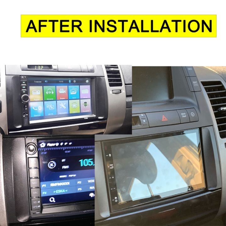 Radio Fascia Bracket Car Dual Ingot Navigation Modified Panel for Prius ...