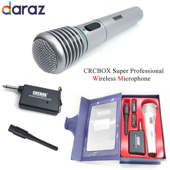 CRCBOX Super Professional Wireless Microphone | Daraz.com.np