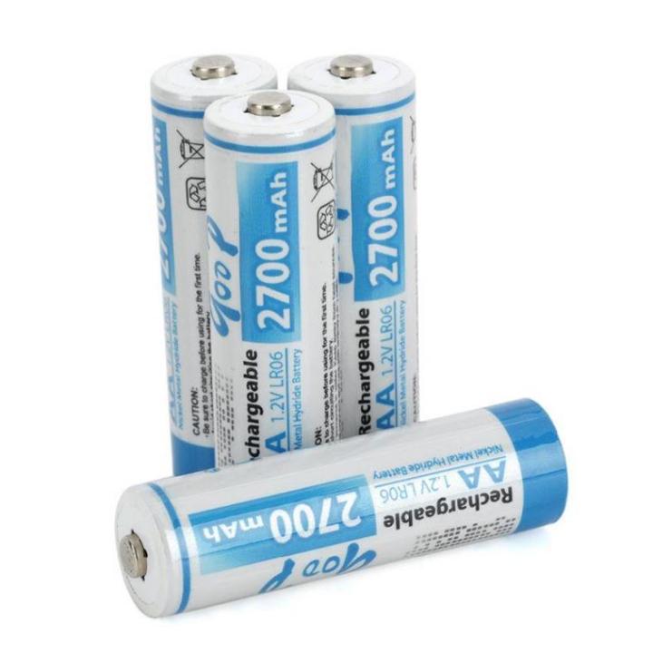 1.2V 2700mah AA Rechargeable Battery - Double Battery | Goop Good Power ...