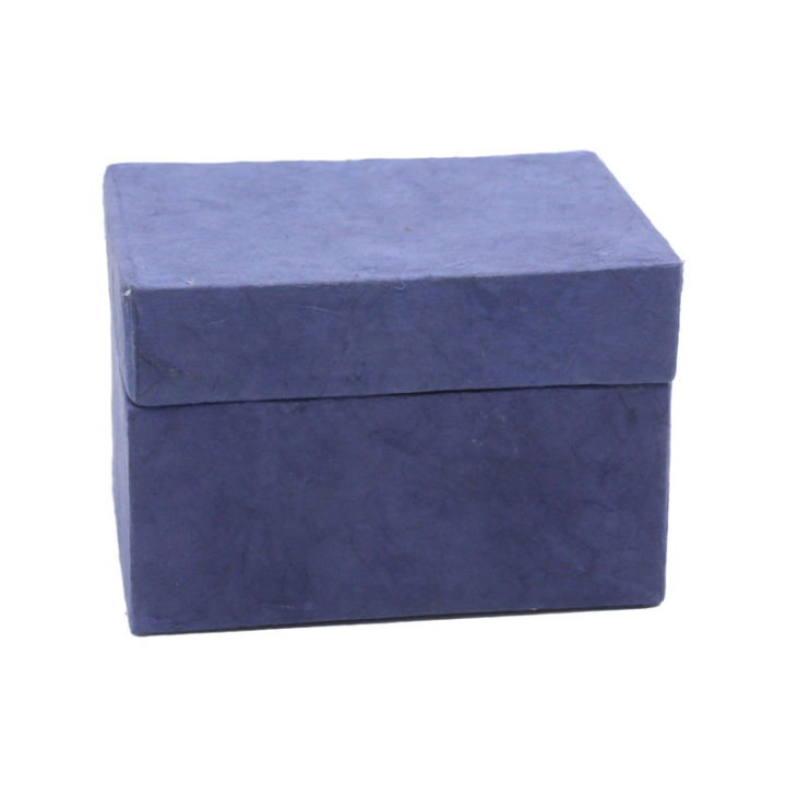 Navy Blue Reactangle Shape Lokta Paper Box M | Daraz.com.np