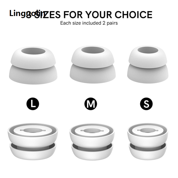 Linguolin 12Pcs Silicone Ear Tips for Samsung Galaxy Buds Pro Eartips ...