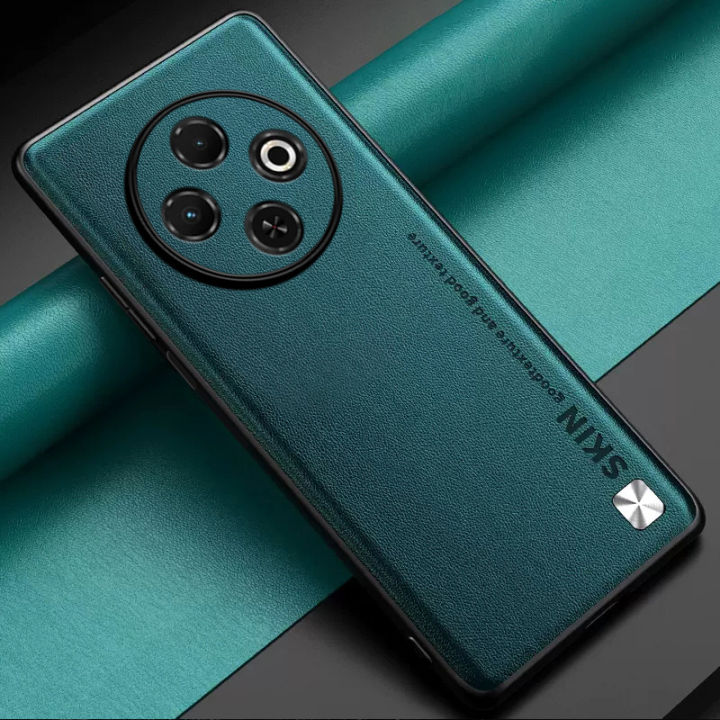 Vantime Case for Tecno Spark 30C 4G Luxury PU Soft Rubber Frame ...