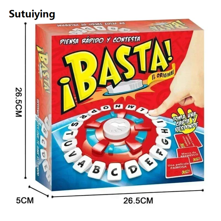 Sutuiying !Basta Spanish Tapple Word Game - 2025 English Tapple Games ...