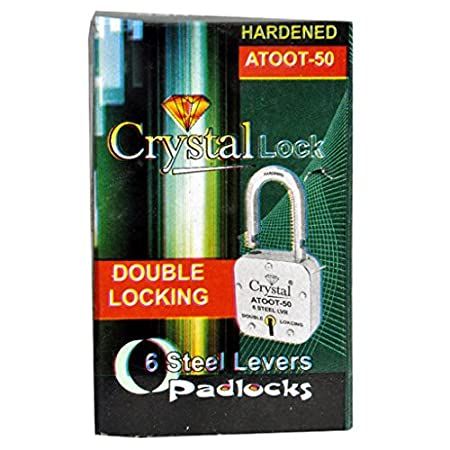 Double locking Padlock 50mm Crystal | Daraz.com.np