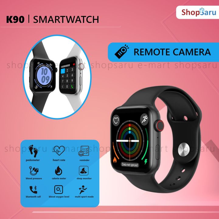 K90 Smart Watch With Blood Pressure, Heart Rate Monitor Sleep Monitor 1.54inch Bluetooth Call ...