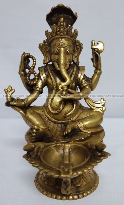 7" Brass Ganesh Sukunda | Daraz.com.np