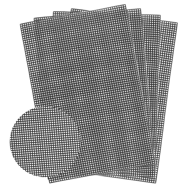 Nullmul Plastic Mesh Canvas Sheets for Embroidery,Eyelet Net,Plastic ...