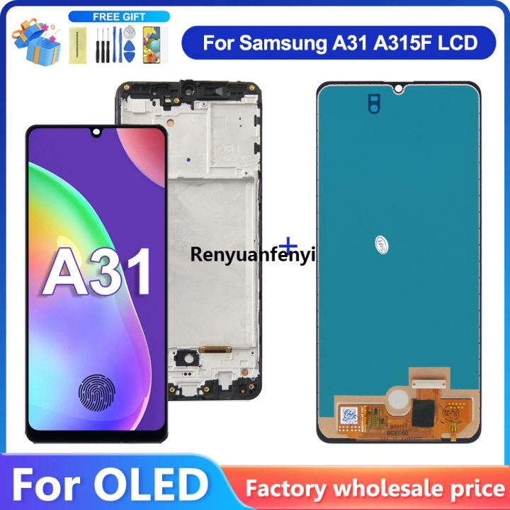 Renyuan Super AMOLED For SAMSUNG A31 A315 LCD Display Touch Screen ...