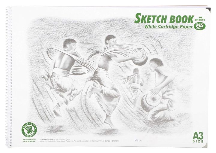 Classmate Sketch Book /A3 Sketch Book/Art Book/Drawing Book, 30 Pages ...