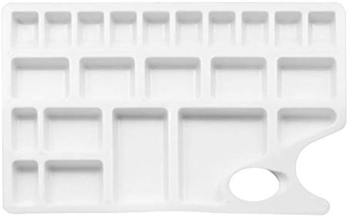 Vicky Stationery Khyati Rectangle Colour Mixing Palette Medium- A037 ...