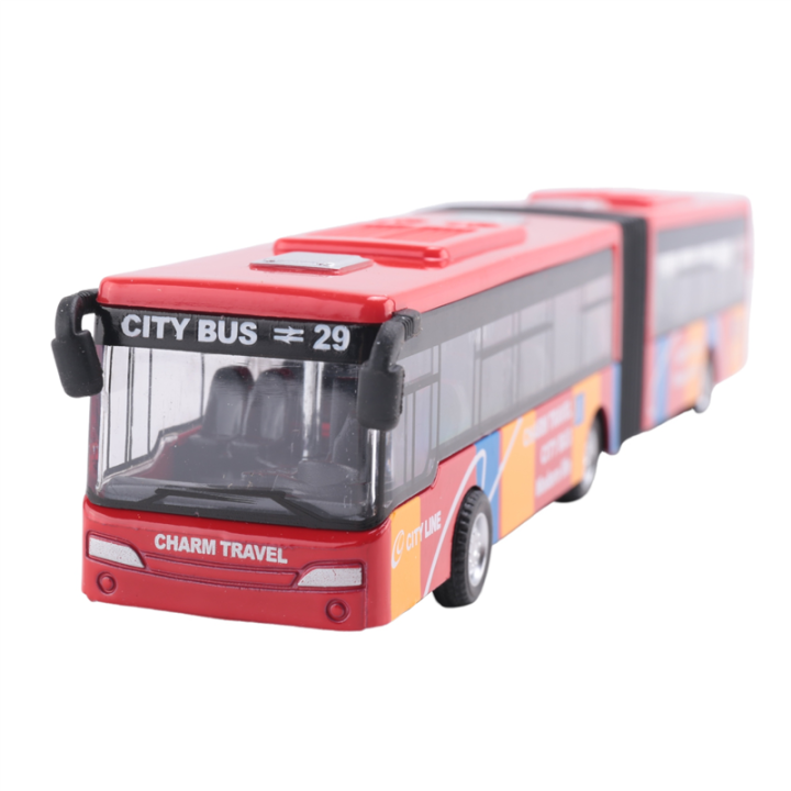 Children'S Diecast Model Bus Car Toys Pull Back Toys Red | Daraz.com.np
