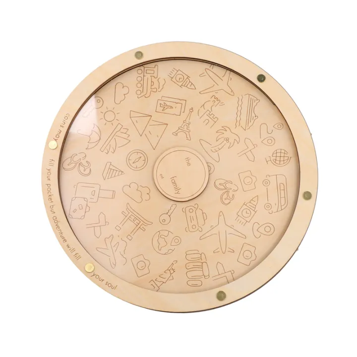 Personalized Coin Box Travel Gift Discs for Playing with Coins Sliding ...