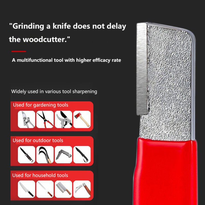 Portable Sharpener Outdoor Knife Scissor Dual-purpose Grinding Stone ...