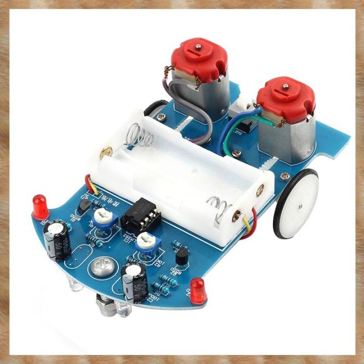 1Set Practice Soldering Learning Electronics Kit Smart Car Project Kits ...