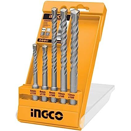 Ingco 5 Pcs SDS Plus Hammer Drill Bits Set AKD2052 | Daraz.com.np