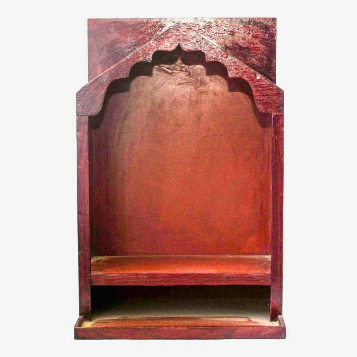 Brown Color Taditionalware Portable Mandir Outcase | Daraz.com.np