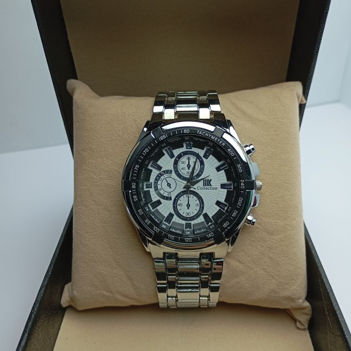 Chronograph Design White Dial Fancy Watch For Men | Daraz.com.np