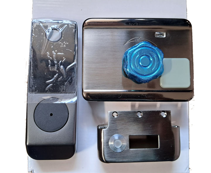 Smart Electric RIM Lock with Fingerprint, Card, Remote And Battery ...