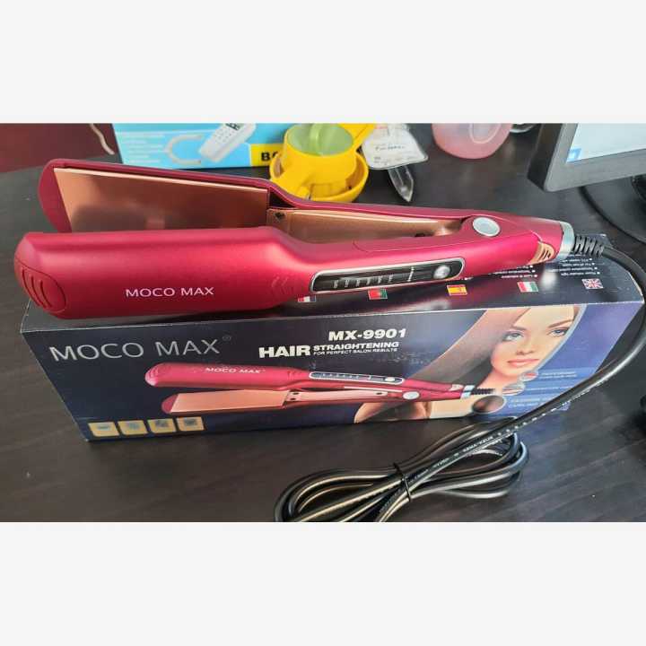 Moco Max ThermoProtect Professional Corn Hair Iron Temperature Display MX-9901 | Daraz.com.np
